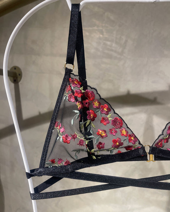 CUTE COLORFUL BRALETTE - LUXE LIMITED Edition TULL BORDADO – PRIVILEGE ...
